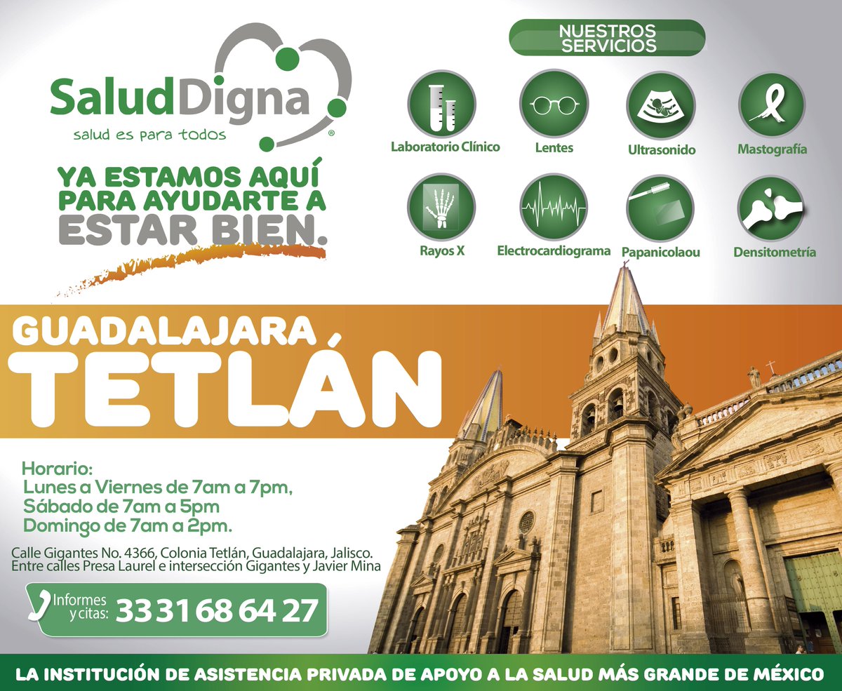 Salud Digna en Guadalajara: citas, precios, teléfono
